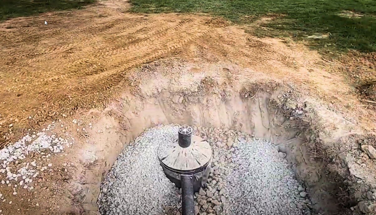 Dry Well Drainage Systems | Texoma Excavation & Construction